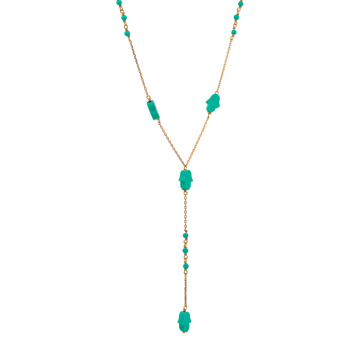 Hand of Fatima Stones Chapelet – Leïa K
